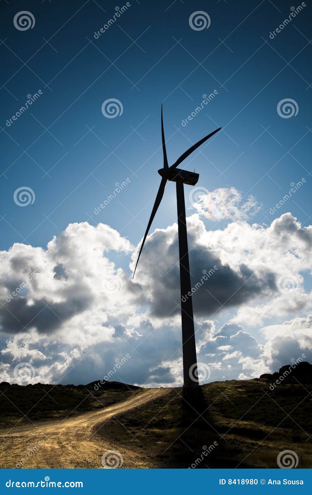 Wind energy turbine stock photo. Image of blade, electricity - 8418980