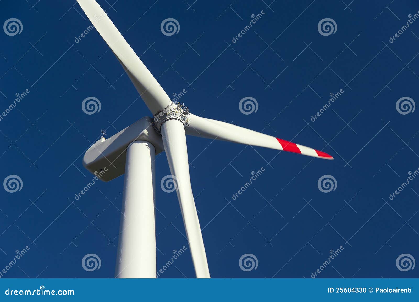 Wind energy,white turbine stock photo. Image of renewable - 25604330