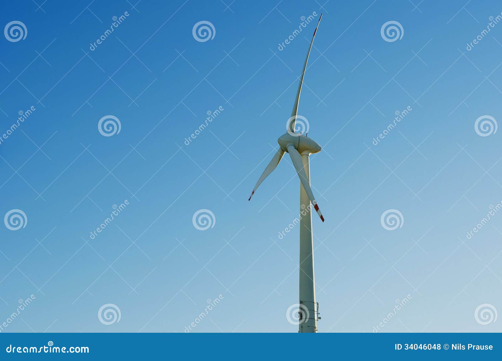 Wind Engine blue sky stock photo. Image of energy, electricity - 34046048