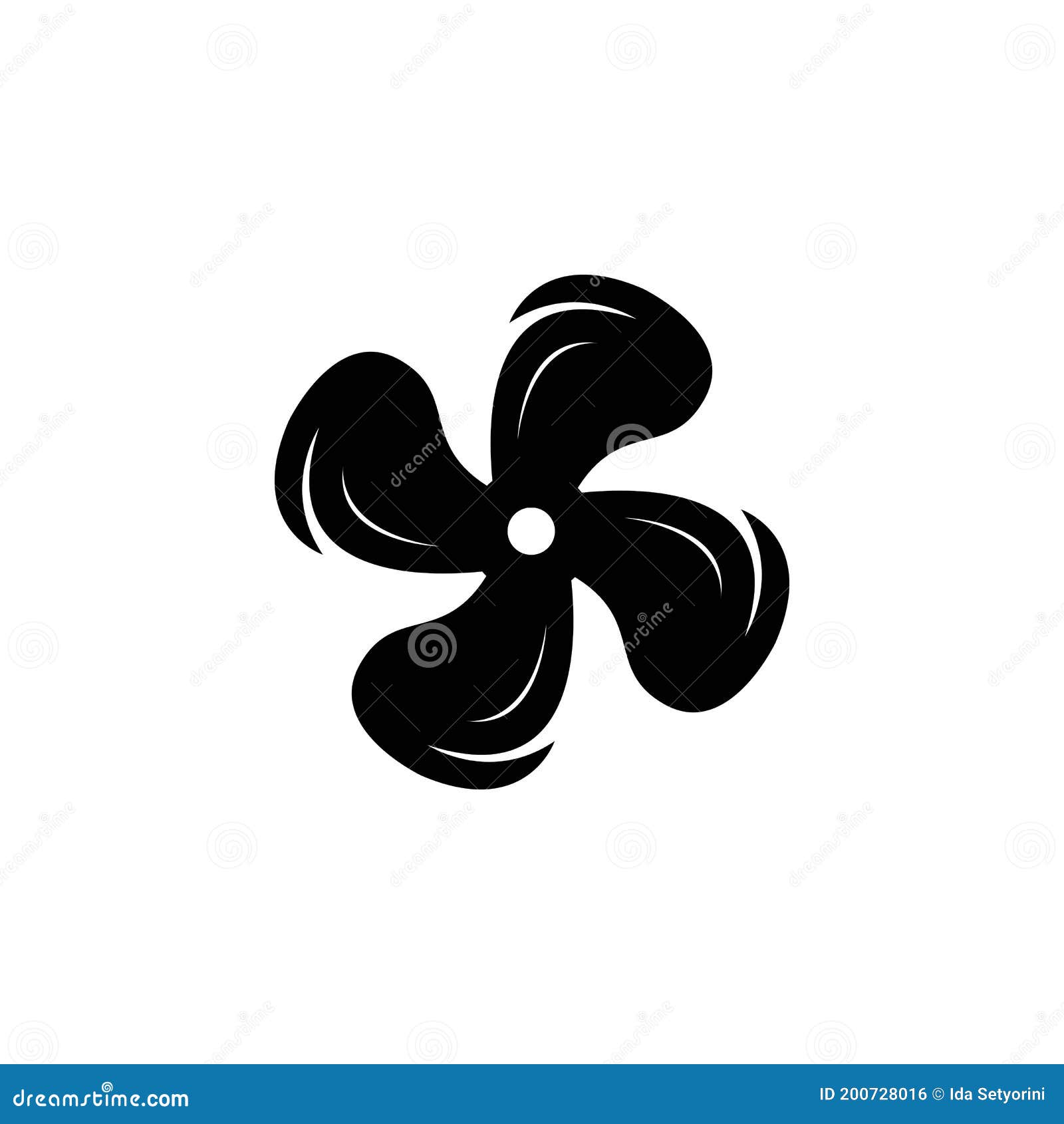 Wind fan logo stock vector. Illustration of ship, cooler - 200728016