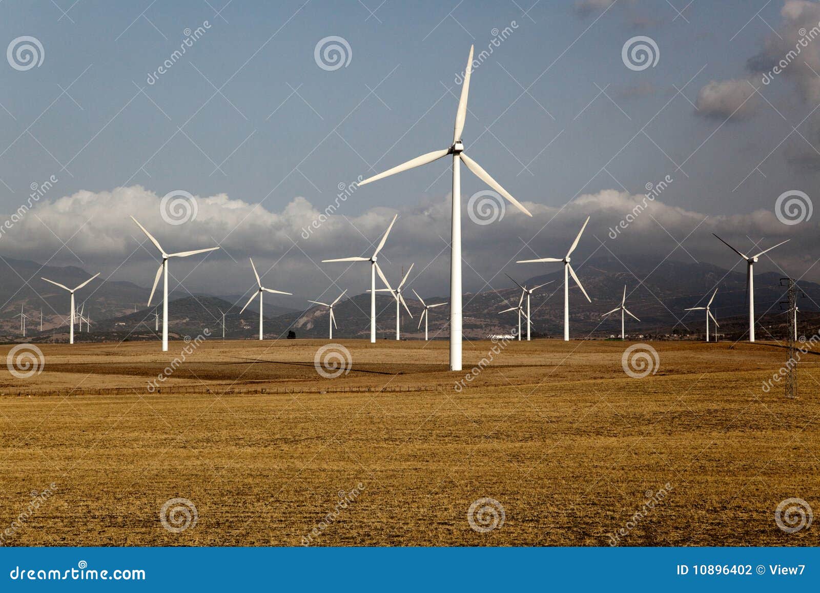Wind farm stock photo. Image of units, environmental - 10896402