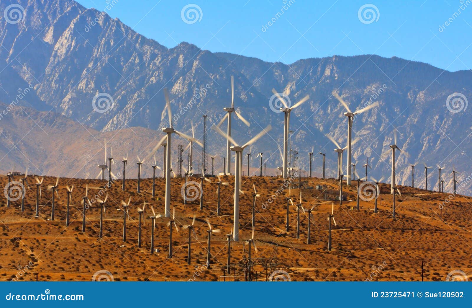 Wind Farm stock image. Image of farm, electricity, field - 23725471