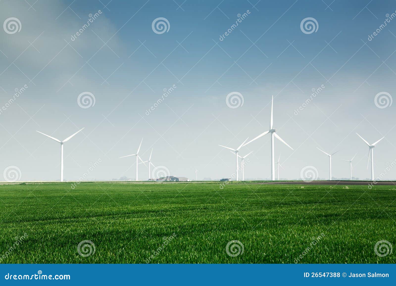 Wind farm stock photo. Image of generator, generate, landscape - 26547388