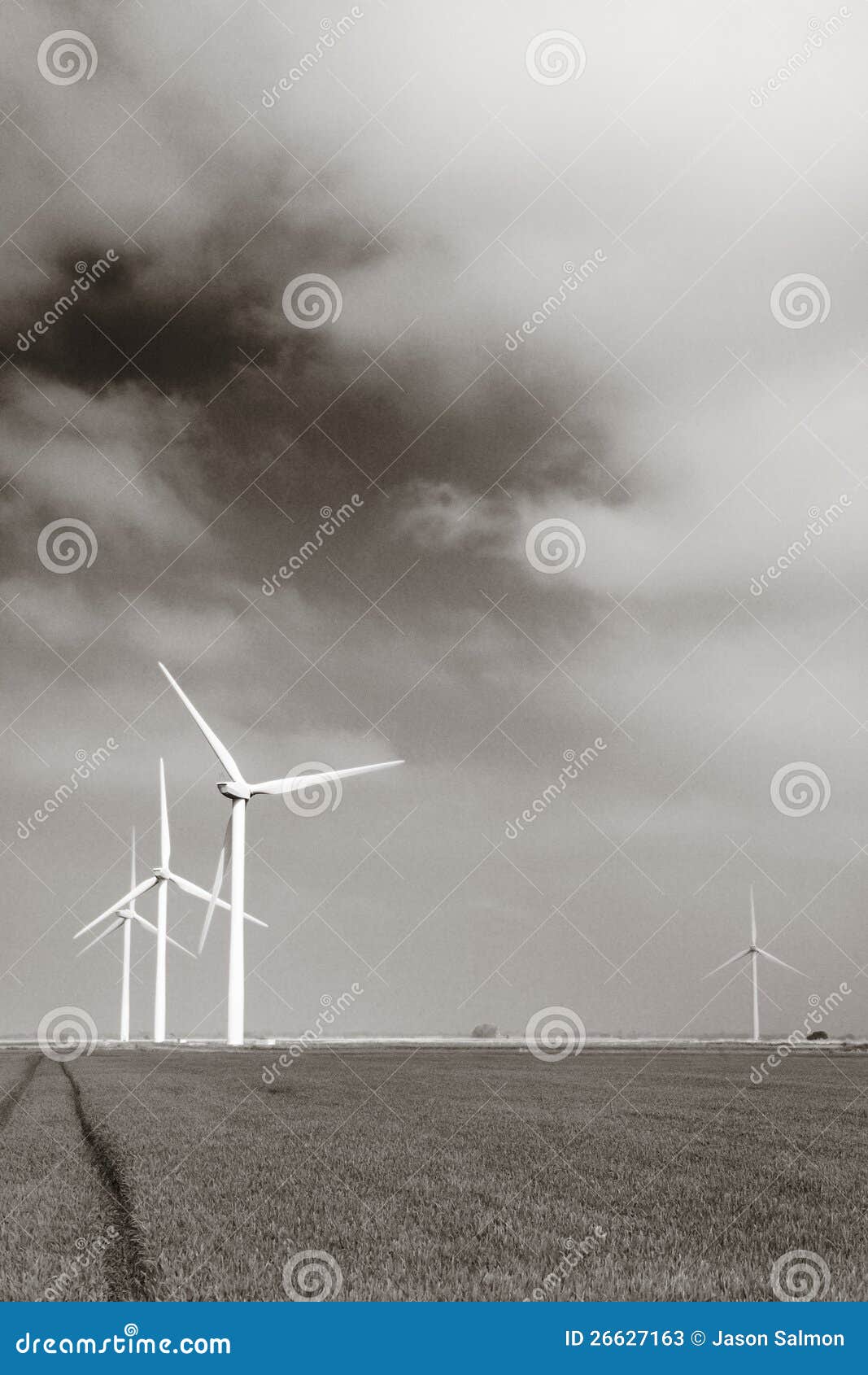 Wind farm stock image. Image of industry, nature, conservation - 26627163