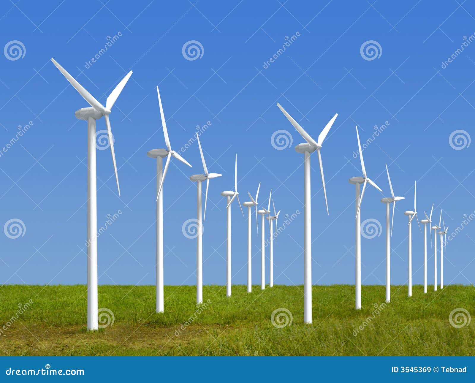 Wind Farm stock image. Image of development, mill, electrics - 3545369
