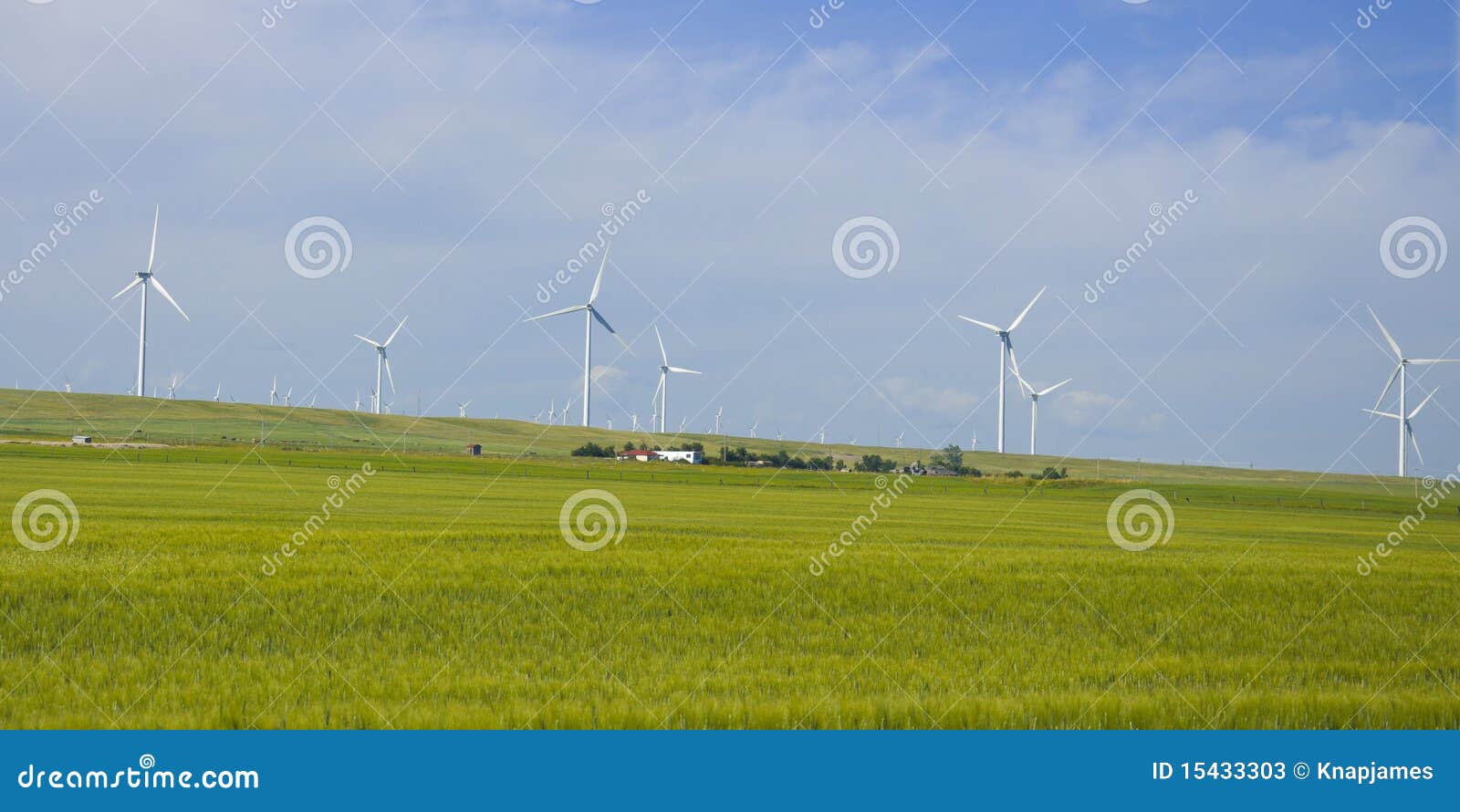 Wind Farm Electrical Turbines Stock Image - Image of electricity ...
