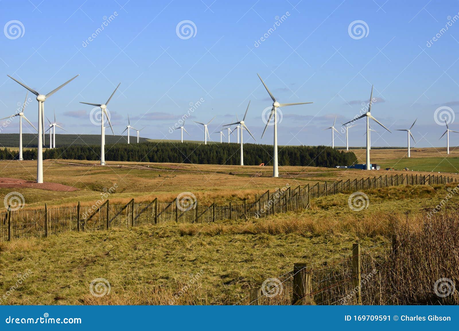 Wind Powered Generating Equipment Stock Image - Image of electricity ...
