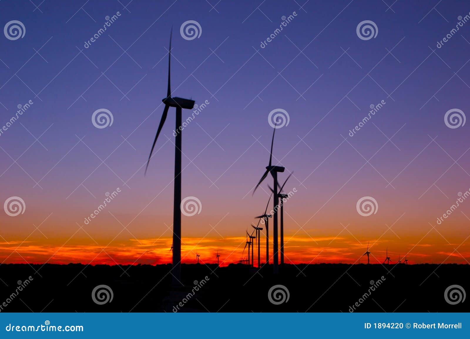 Wind Farm night sky stock photo. Image of alternative - 1894220