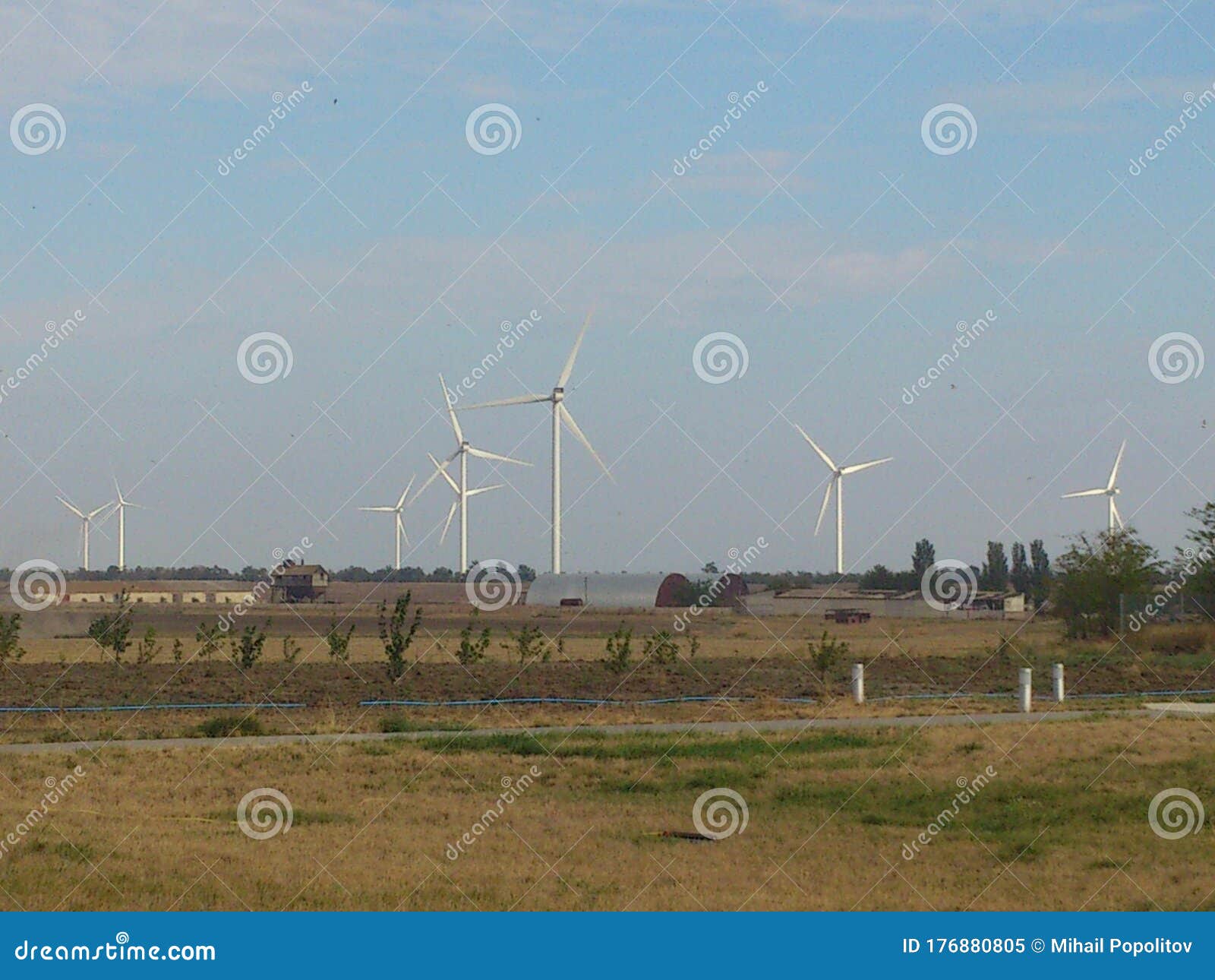 Wind farm in ukraine stock image. Image of energy, wind - 176880805
