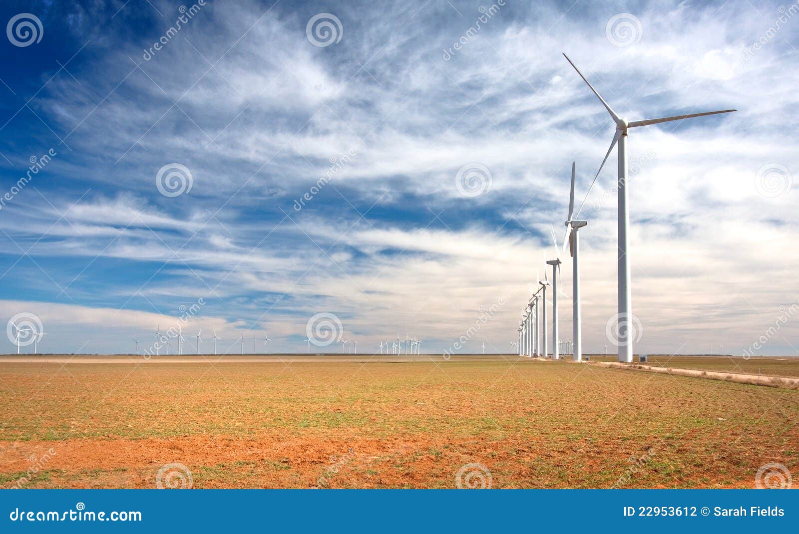 Wind Farm in West TExas stock photo. Image of windmill - 22953612