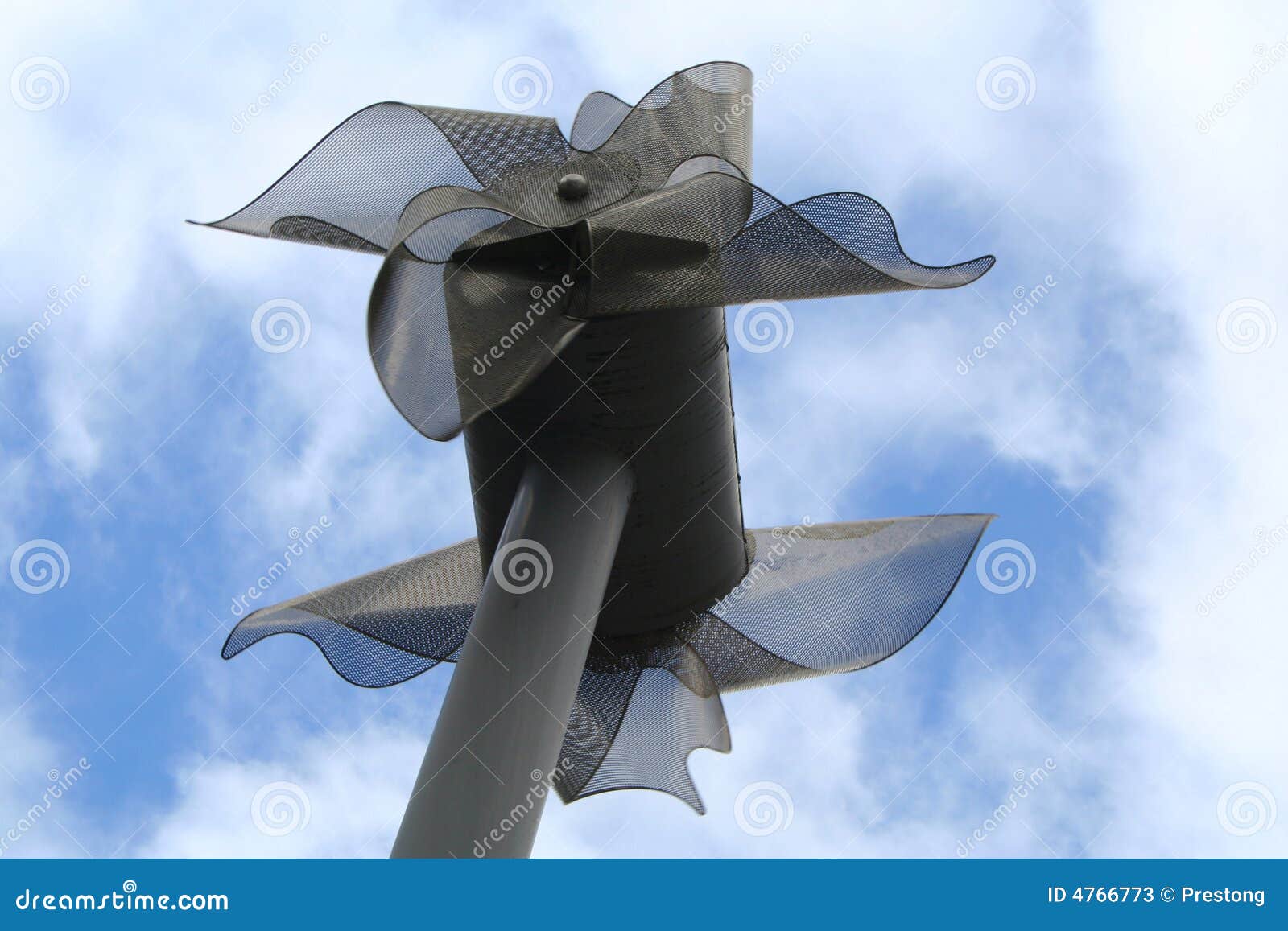 Wind Generator. stock image. Image of machine, metal, metallic - 4766773