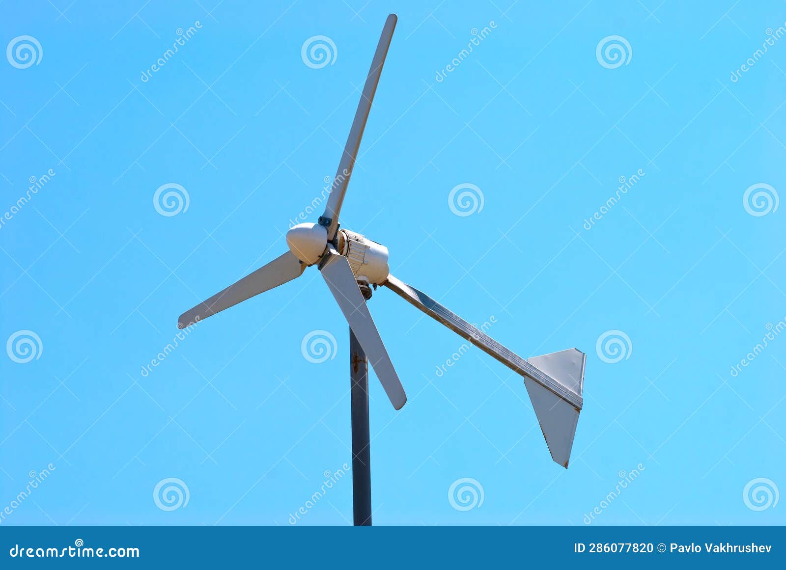 Wind generator stock photo. Image of innovation, conservation - 286077820
