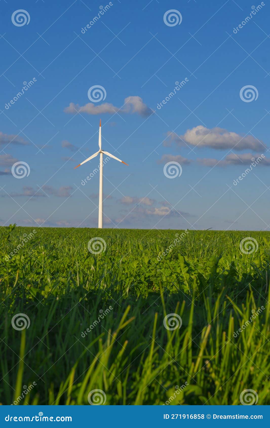 Wind Generator in Feld. Renewable Energy.Alternative Energy Sources ...