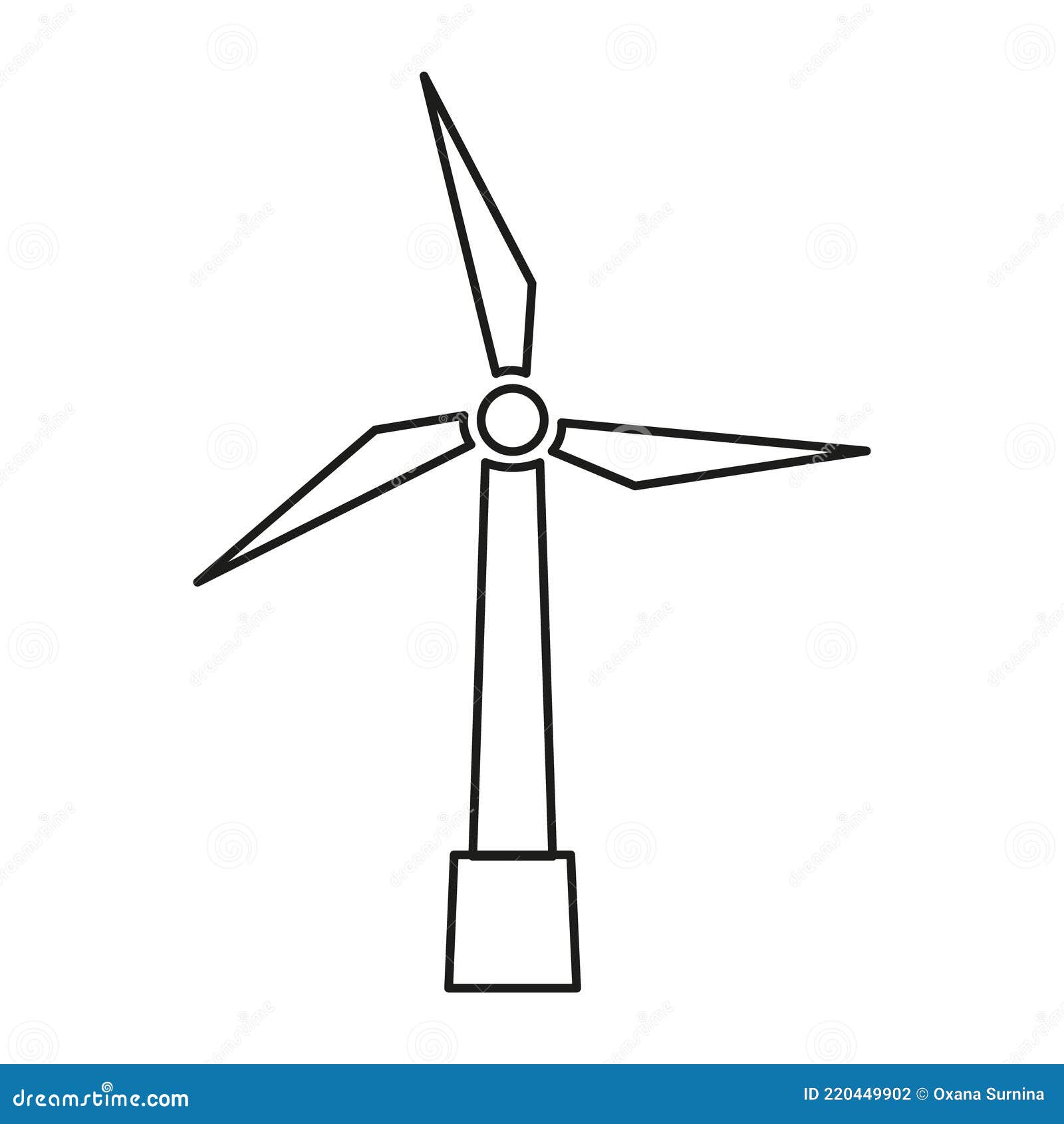 Wind Generator Icon. Simple Vector Illustration. Stock Vector ... Wind Generator Icon. Simple Vector Illustration. Stock Vector ...