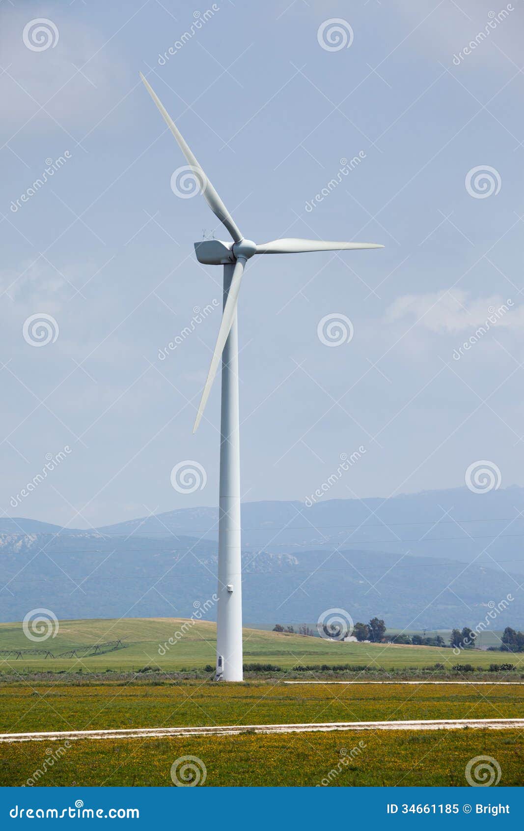 Wind Generator stock image. Image of electricity, green - 34661185