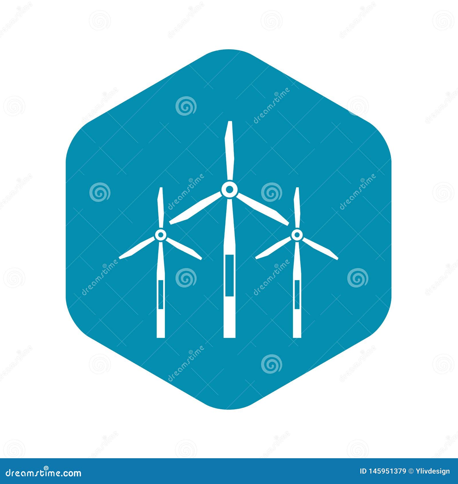 Wind Generator Turbines Icon, Simple Style Stock Vector - Illustration ...