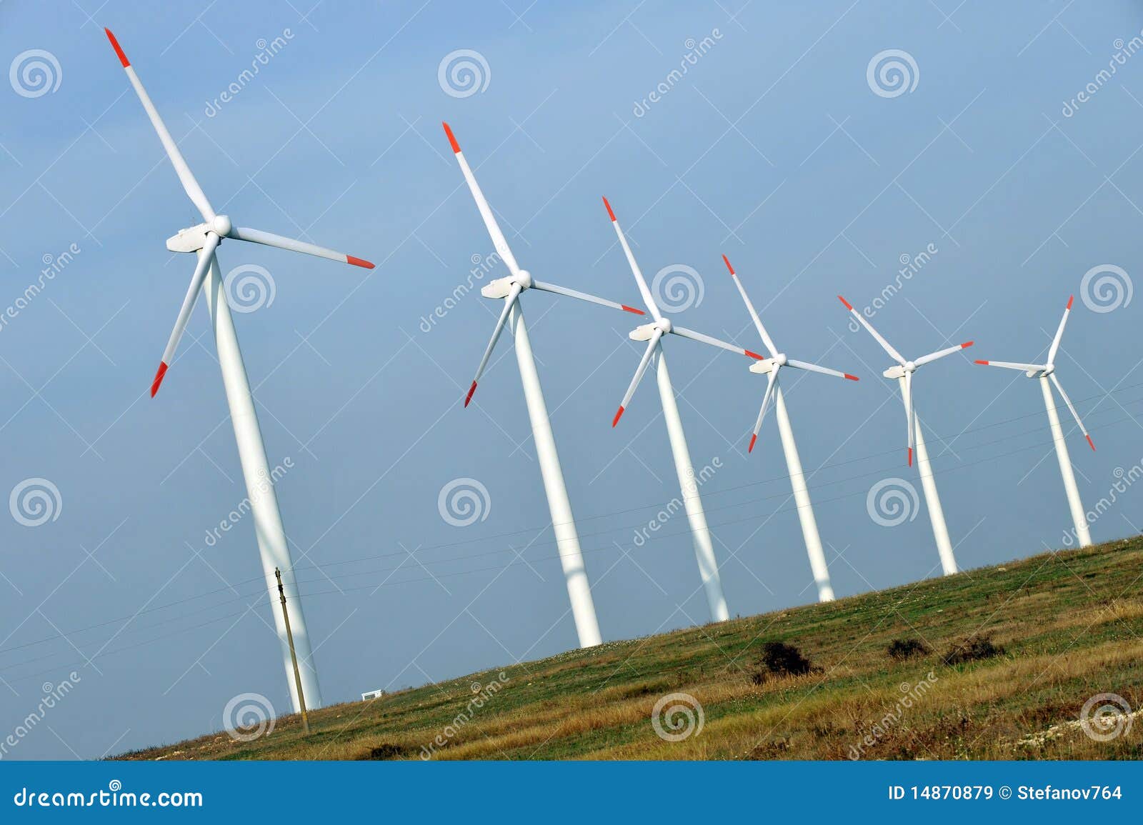 Wind generators stock image. Image of climate, dioxide - 14870879