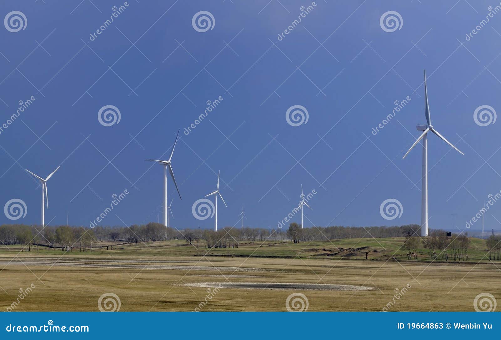 Wind generators stock image. Image of electricity, conservation - 19664863