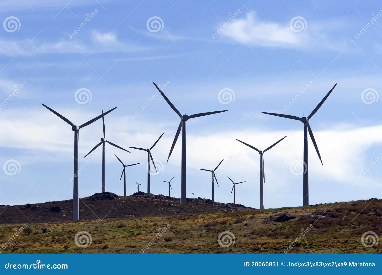 Wind Generators stock image. Image of landscape, environmental - 20060831
