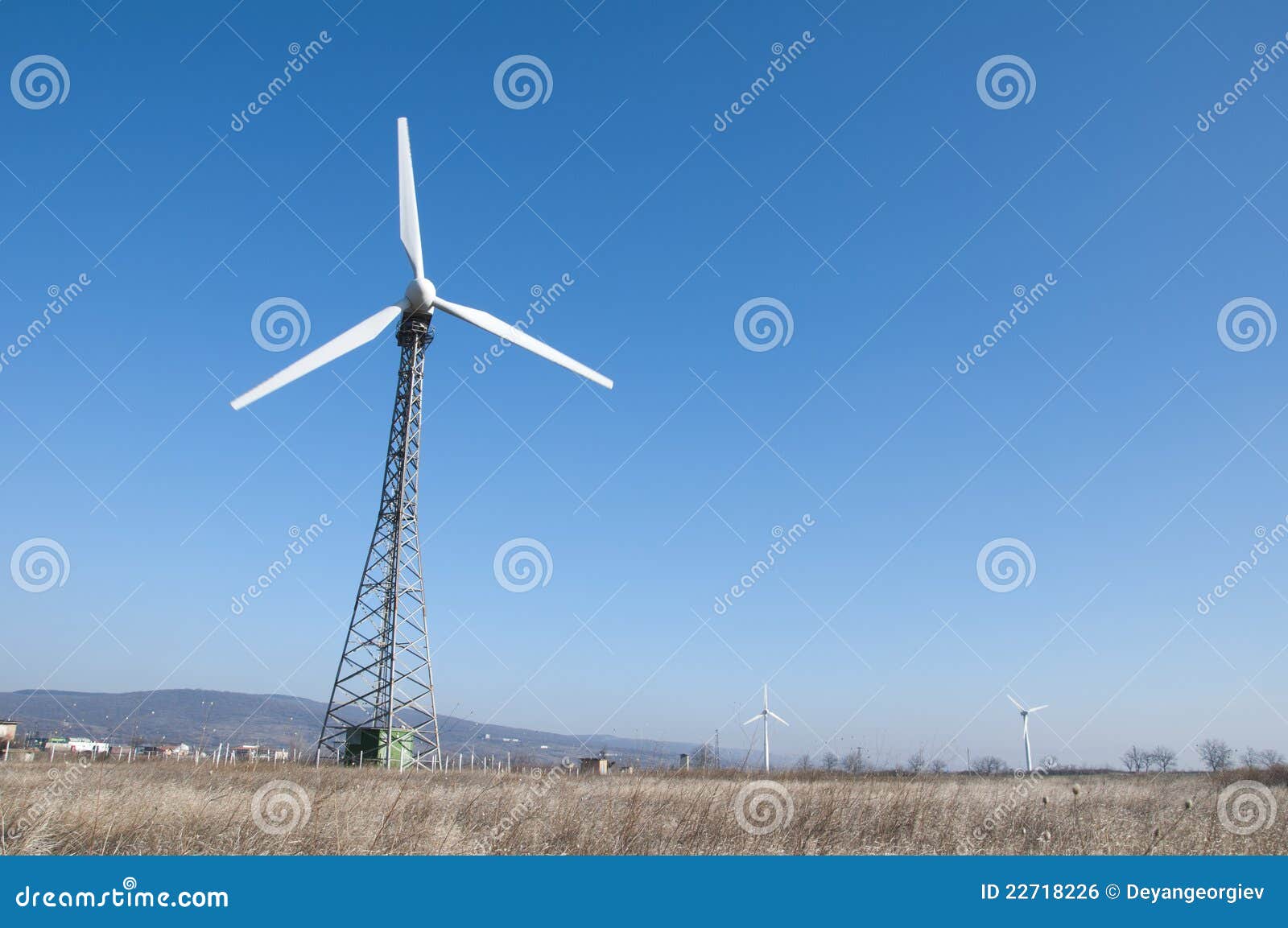 Wind generators stock photo. Image of hill, development - 22718226