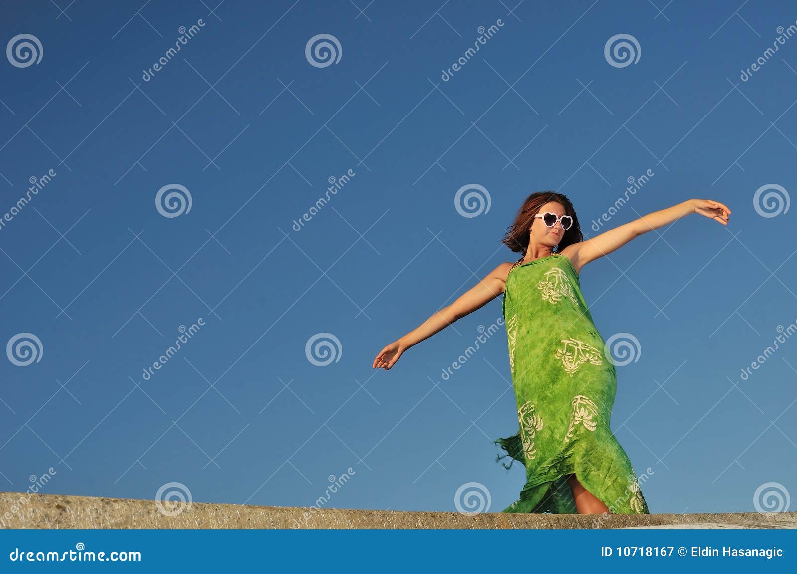 Wind girl stock image. Image of fashion, outdoor, adult - 10718167