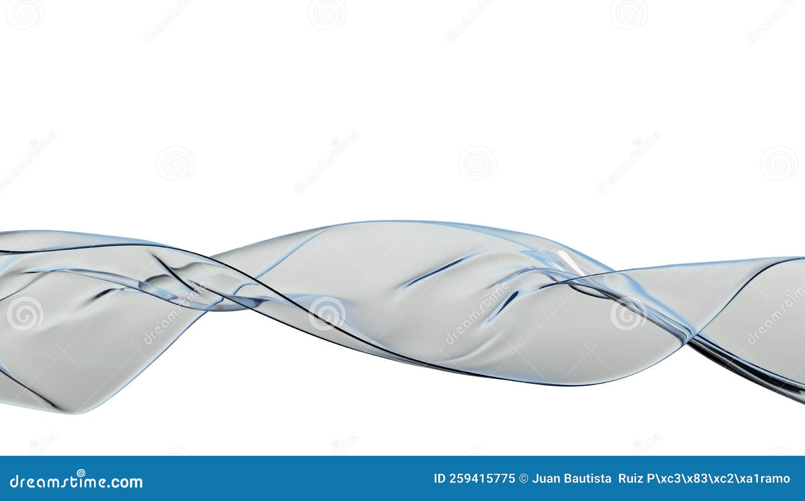 Wind Glass Ribbon. Abstract Wallpaper for Banner. Stock Image - Image ...