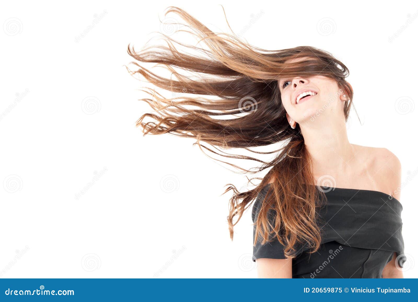 Wind and Hair stock image. Image of latina, beautiful - 20659875