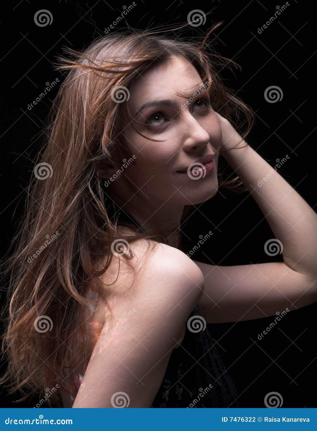 Wind in hair stock photo. Image of adult, girls, miraculous - 7476322