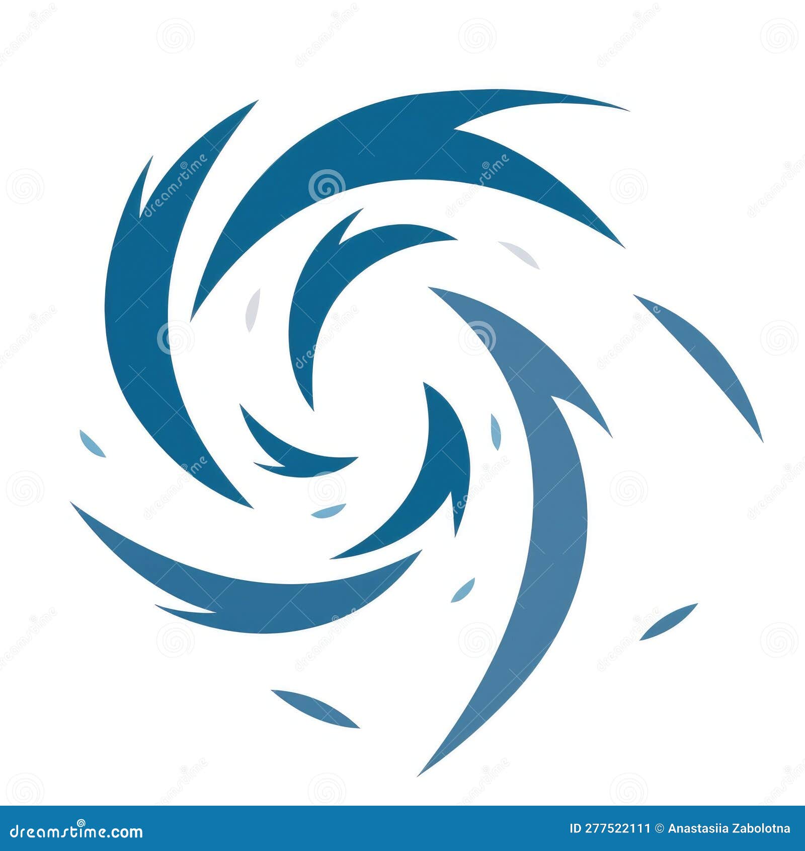 Hi-Intensity Blue Energy Explosion Stock Photography | CartoonDealer ...