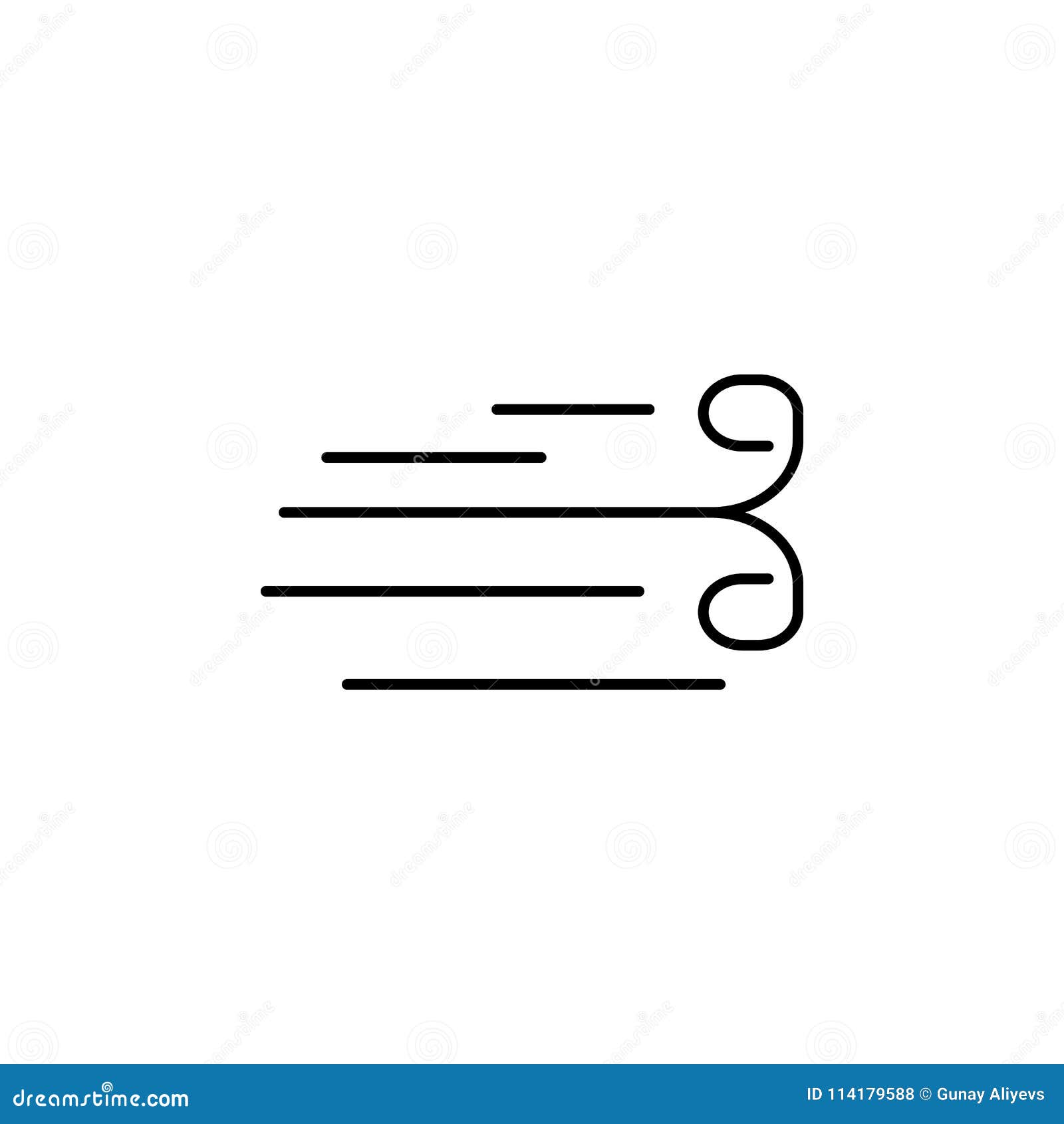 Wind Icon. Element of Simple Icon for Websites, Web Design, Mobile App ...