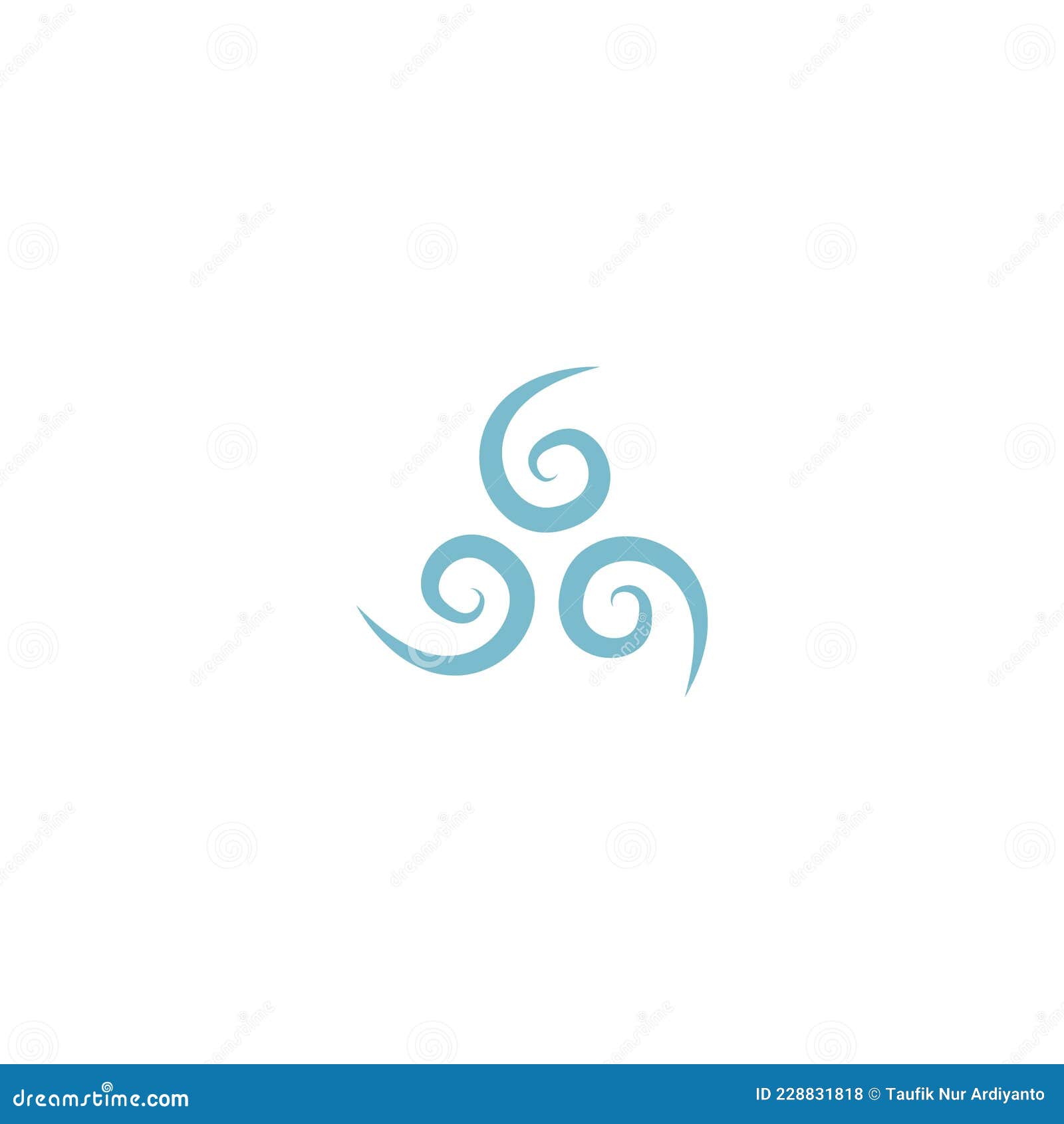 Wind Icon Logo Design Template Vector Stock Vector - Illustration of ...