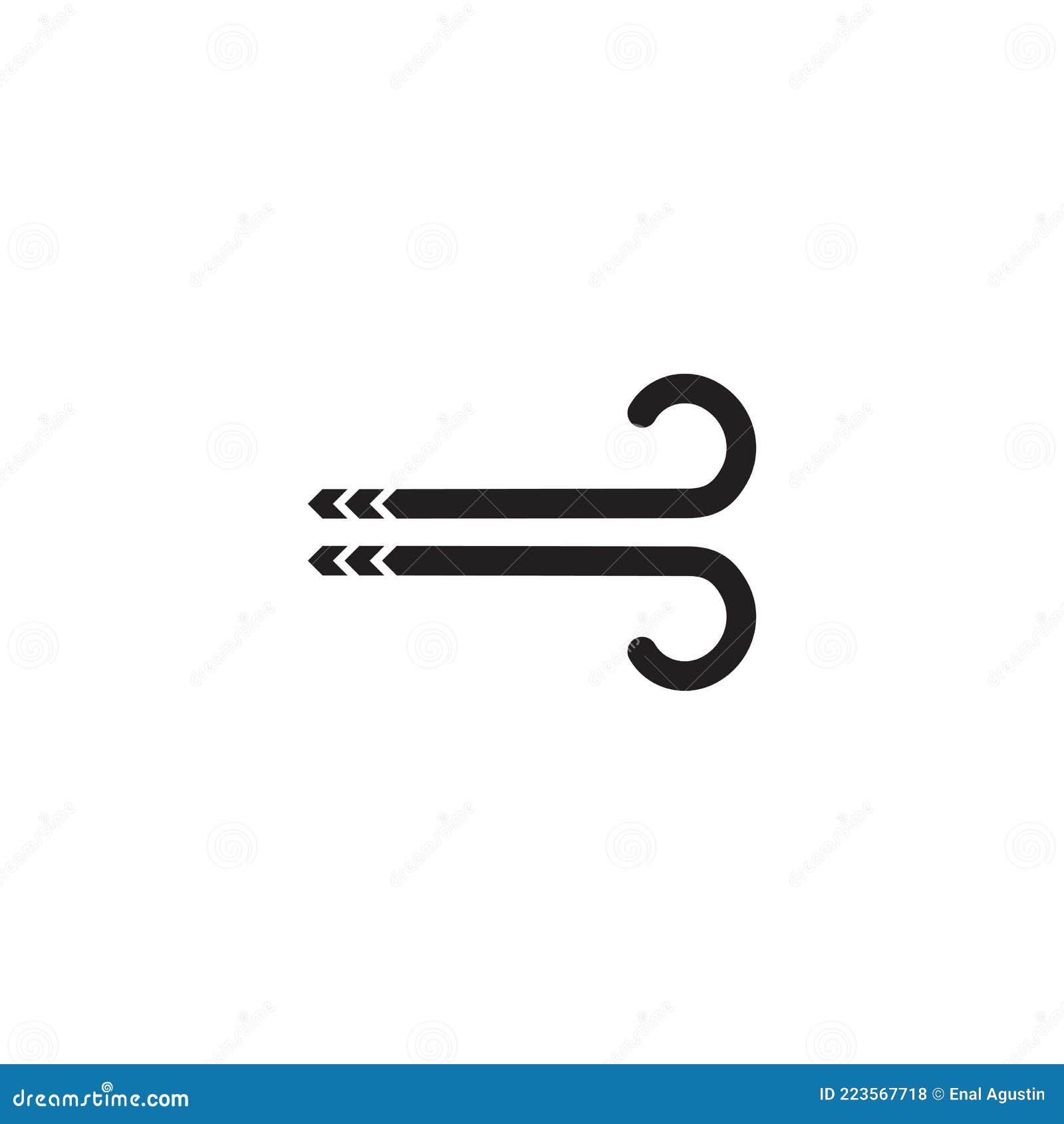 Wind Icon Logo Design Template Stock Illustration - Illustration of ...