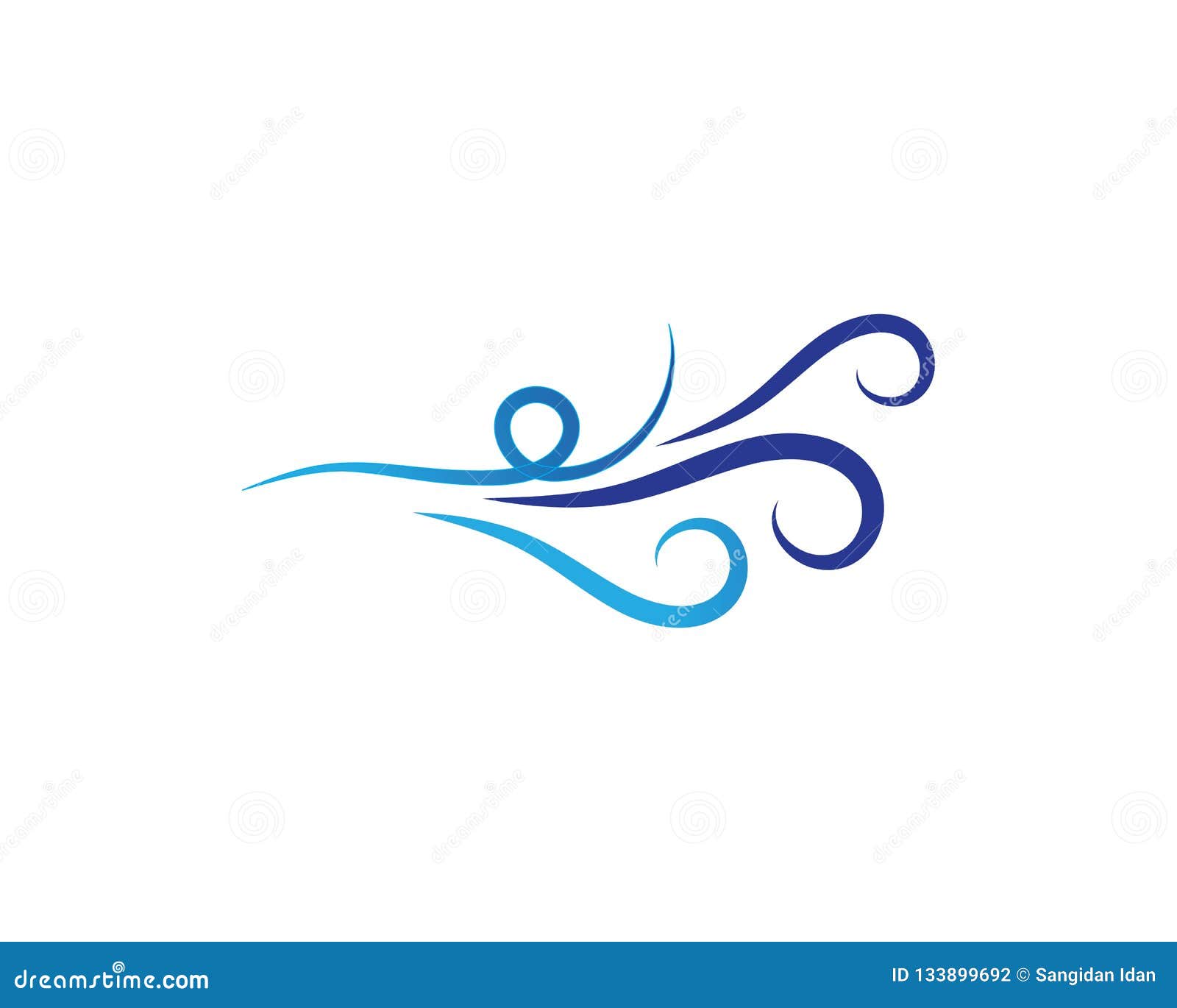 Wind Icon Vector Template Design Stock Vector - Illustration of symbol ...