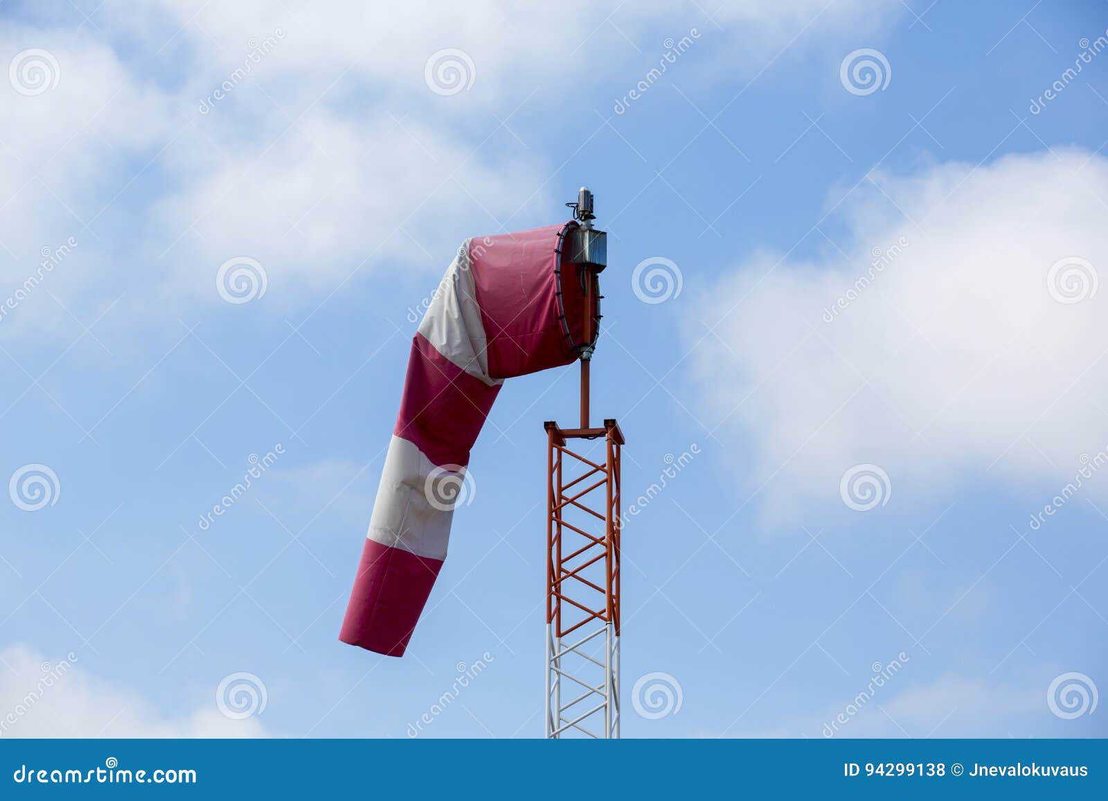 Wind Indicator in the Airport. Stock Photo - Image of phenomenon, blow ...