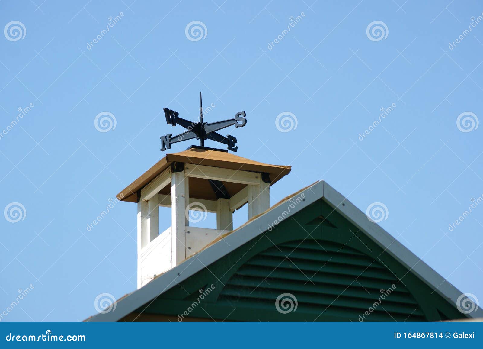 Anemometer On The Roof Of A Building Stock Photo | CartoonDealer.com ...