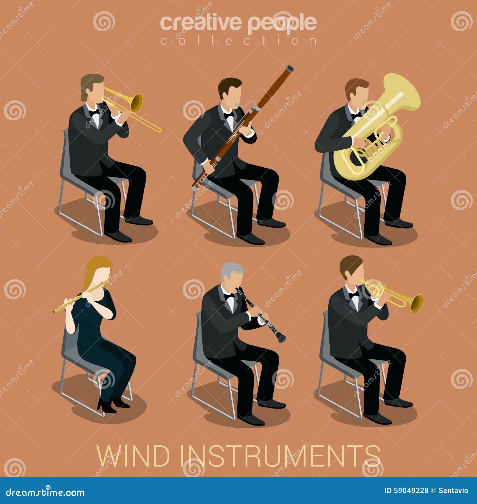 Pipe Fife Line And Solid Icon, Kid Toys Concept, Musical Instrument ...