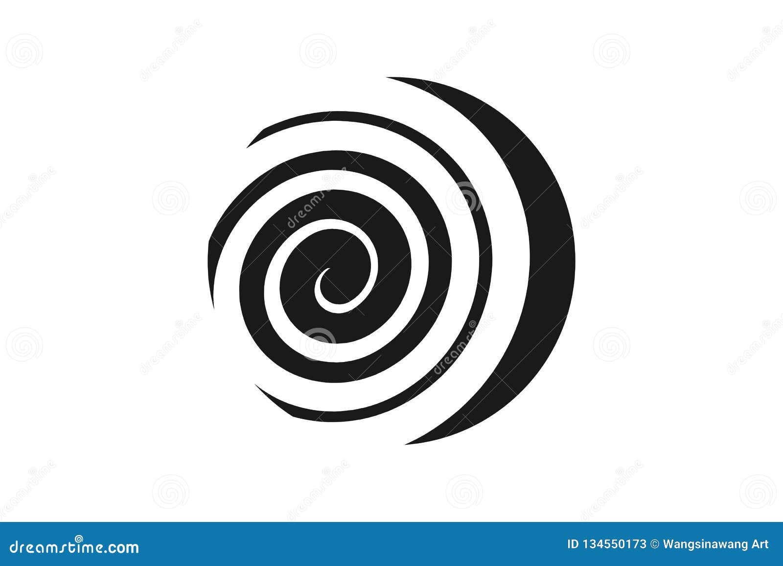 Wind Logo Designs Inspiration Isolated on White Background. Stock ...