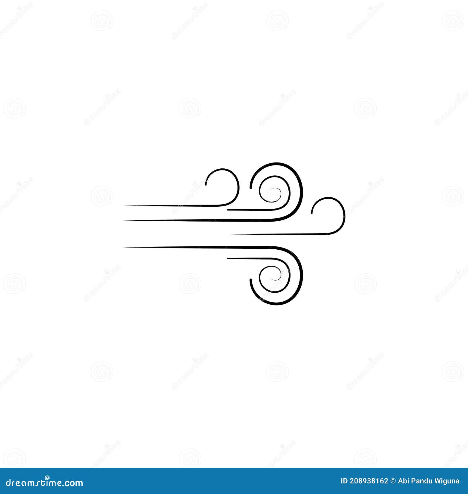 Wind Vector and Logo Template Stock Illustration - Illustration of ...