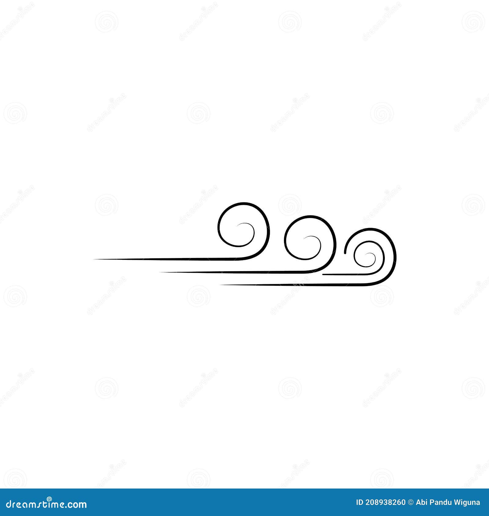 Wind Vector and Logo Template Stock Illustration - Illustration of ...