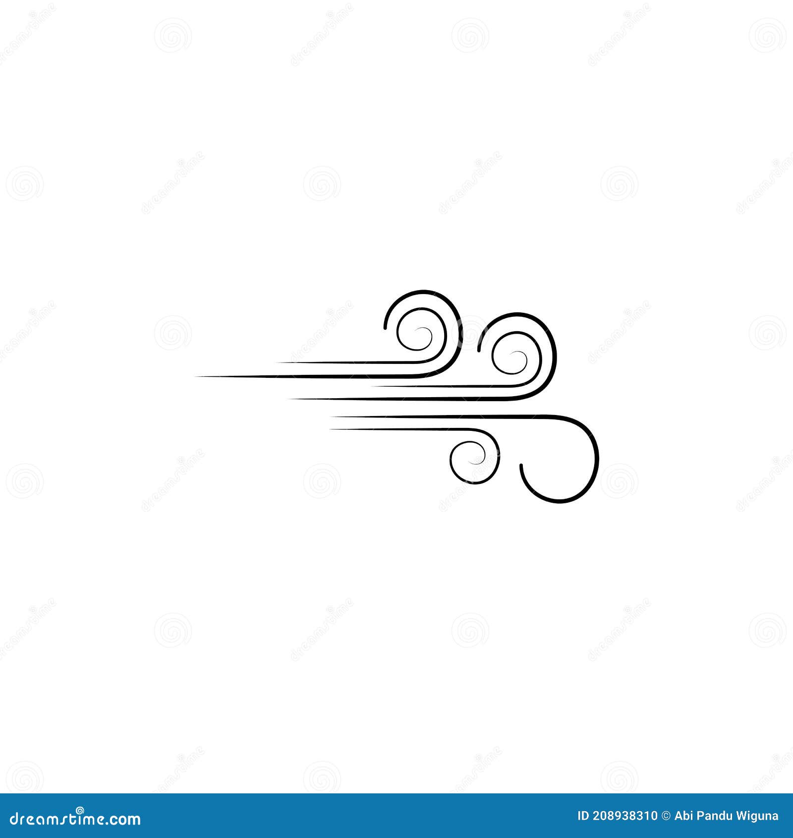 Wind Vector and Logo Template Stock Illustration - Illustration of idea ...