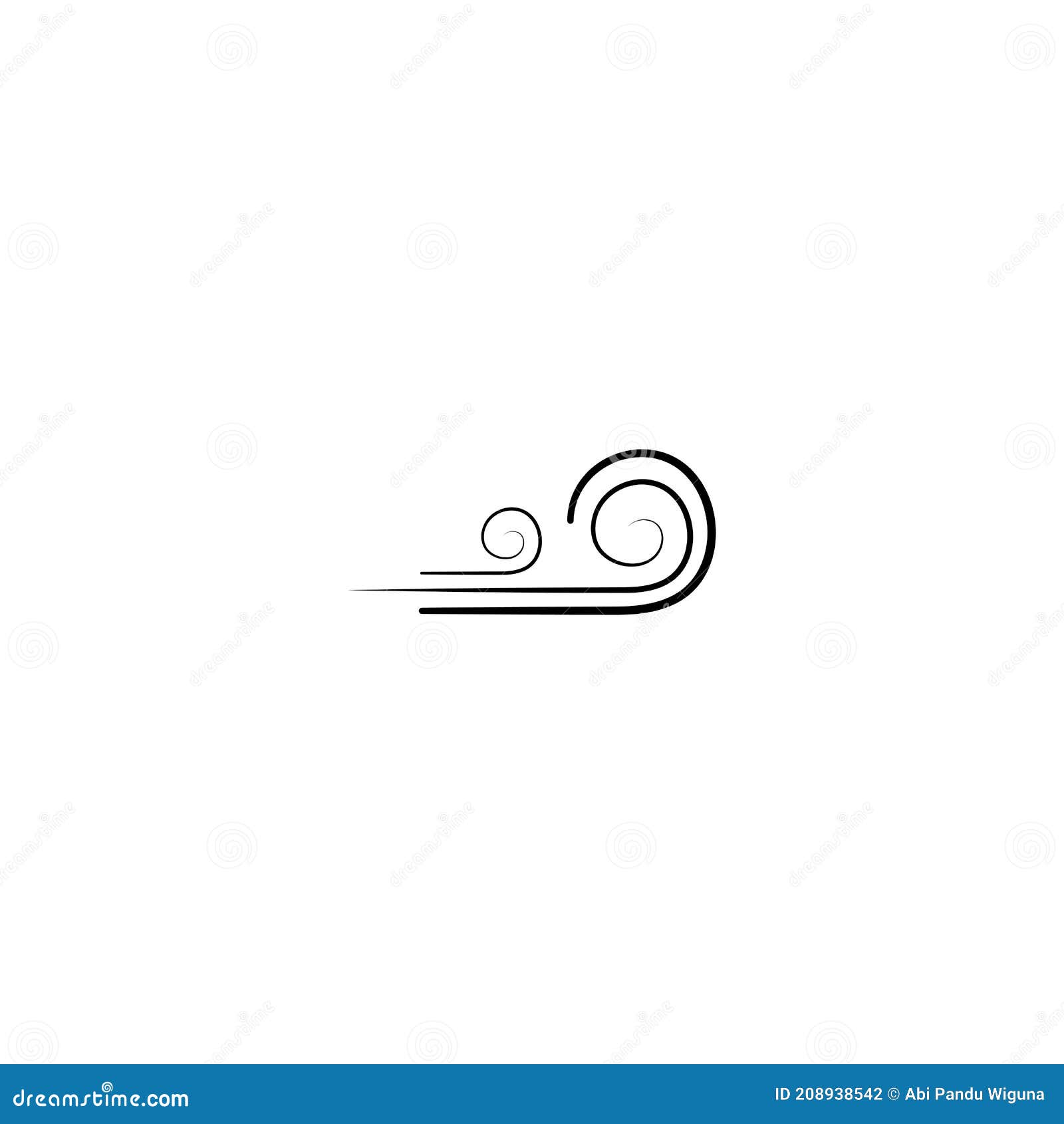 Wind Vector and Logo Template Stock Illustration - Illustration of ...