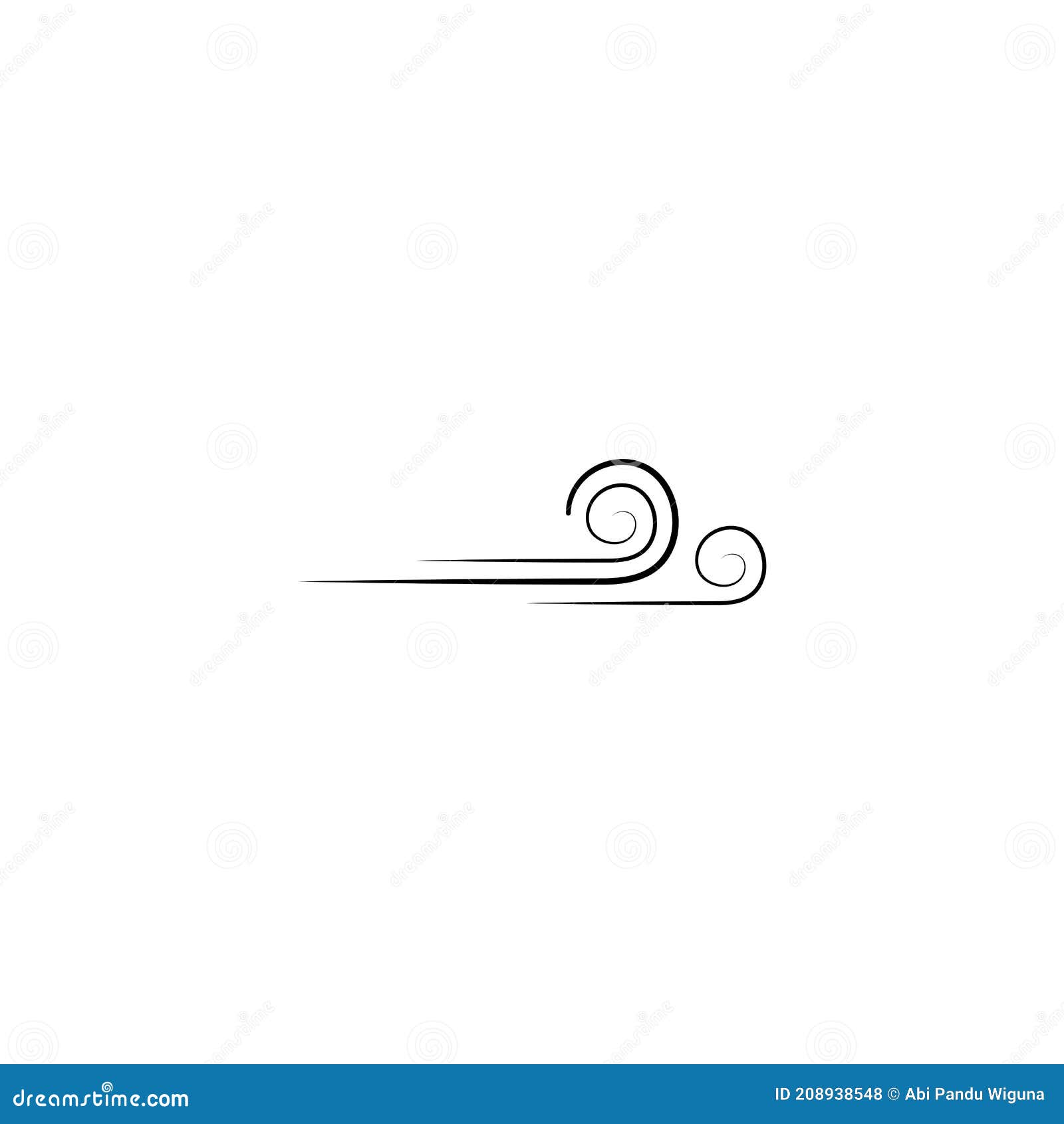 Wind Vector and Logo Template Stock Illustration - Illustration of ...