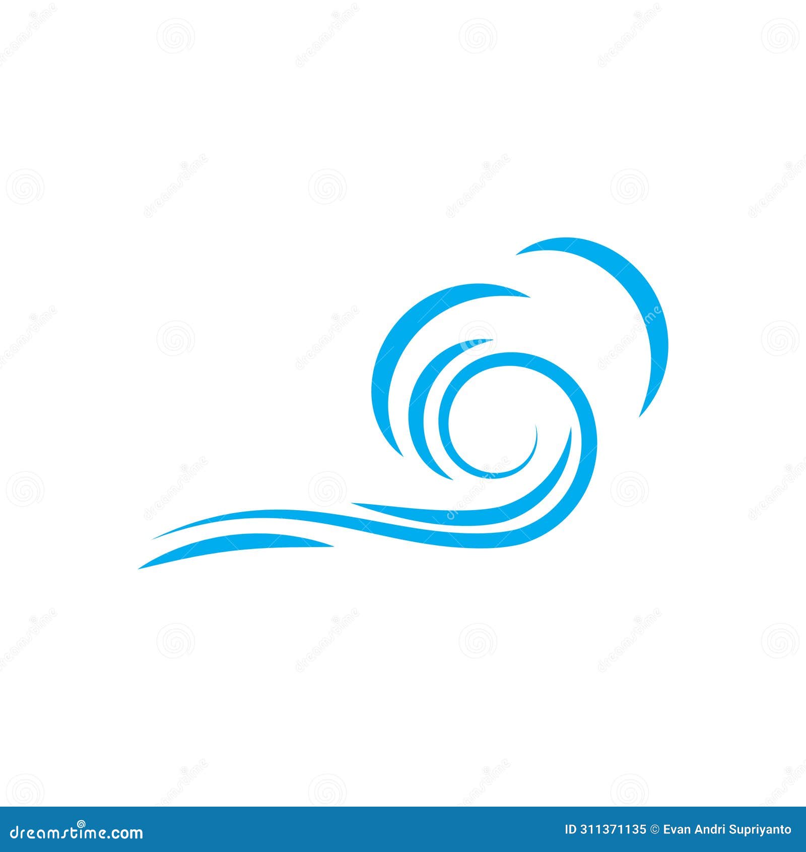Wind Logo Vector Symbol Design Stock Vector - Illustration of climate ...