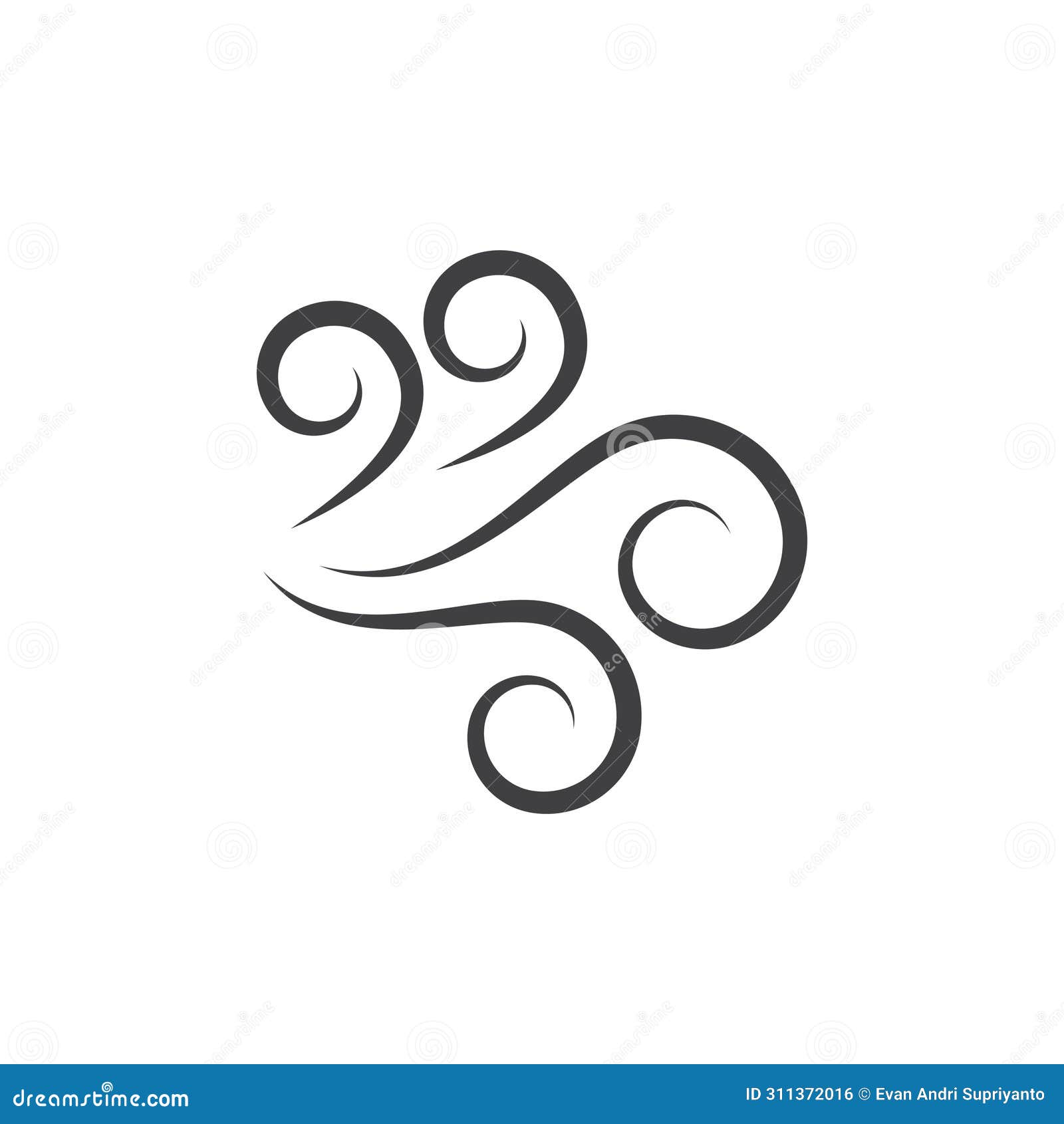Wind Logo Vector Symbol Design Stock Vector - Illustration of windy ...