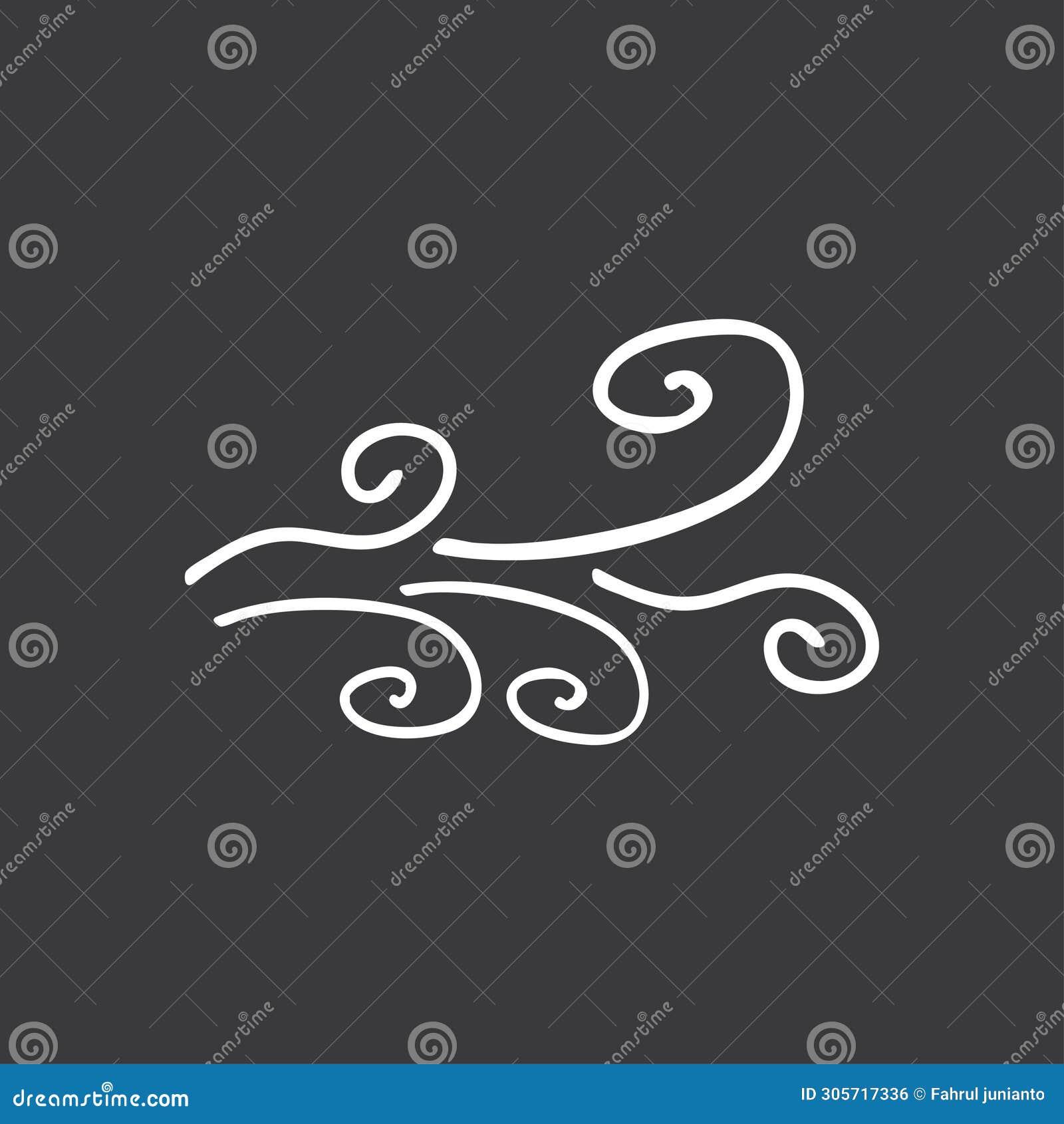 Wind Logo Vector Template Illustration Stock Illustration ...