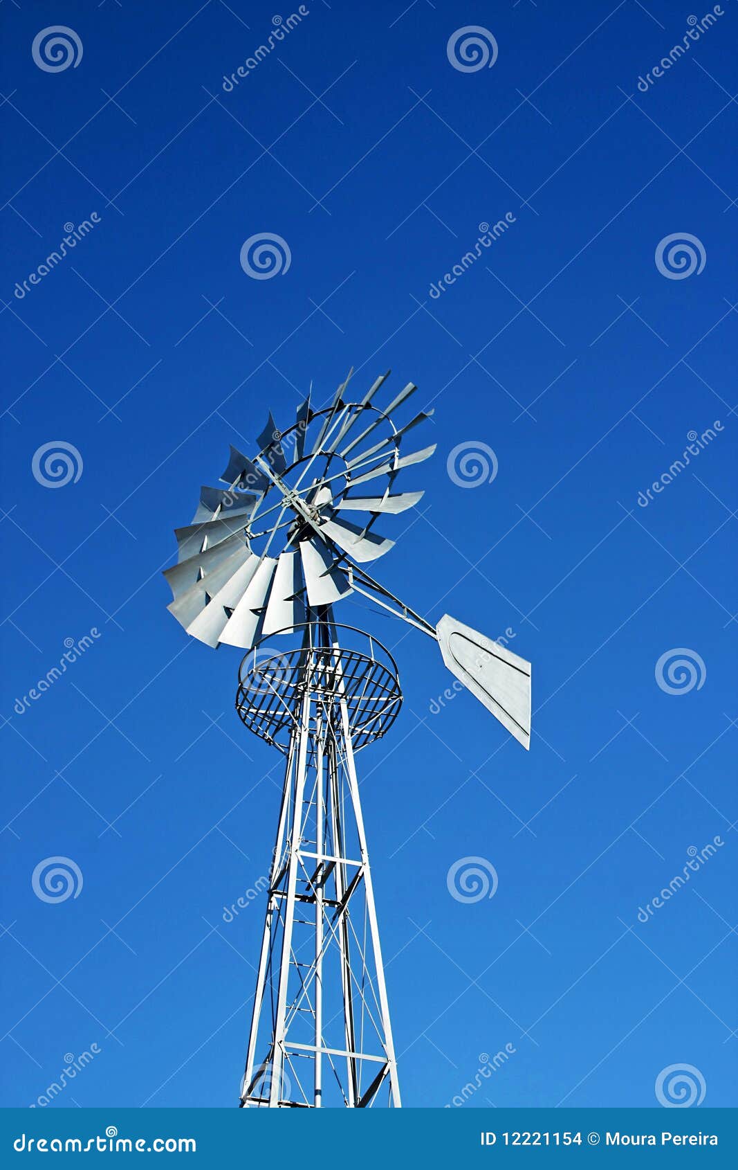 Wind mill stock photo. Image of irrigation, agriculture - 12221154