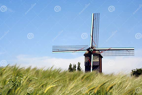Wind mill stock photo. Image of clear, agricultural, windmill - 124466