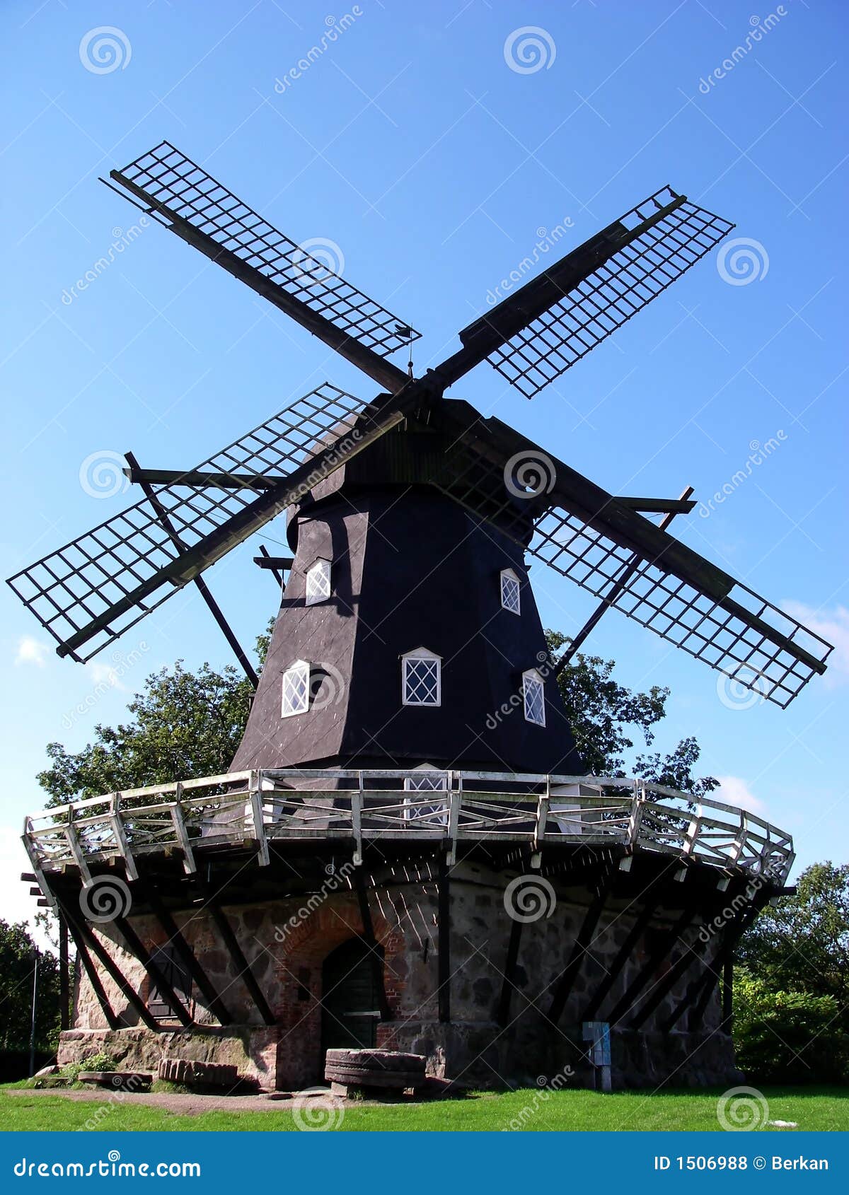 Wind Mill stock photo. Image of natural, generator, windmill - 1506988