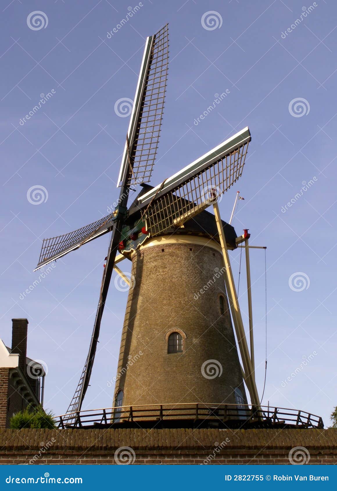 Wind Mill Water Pump With Tank Royalty-Free Stock Image | CartoonDealer ...