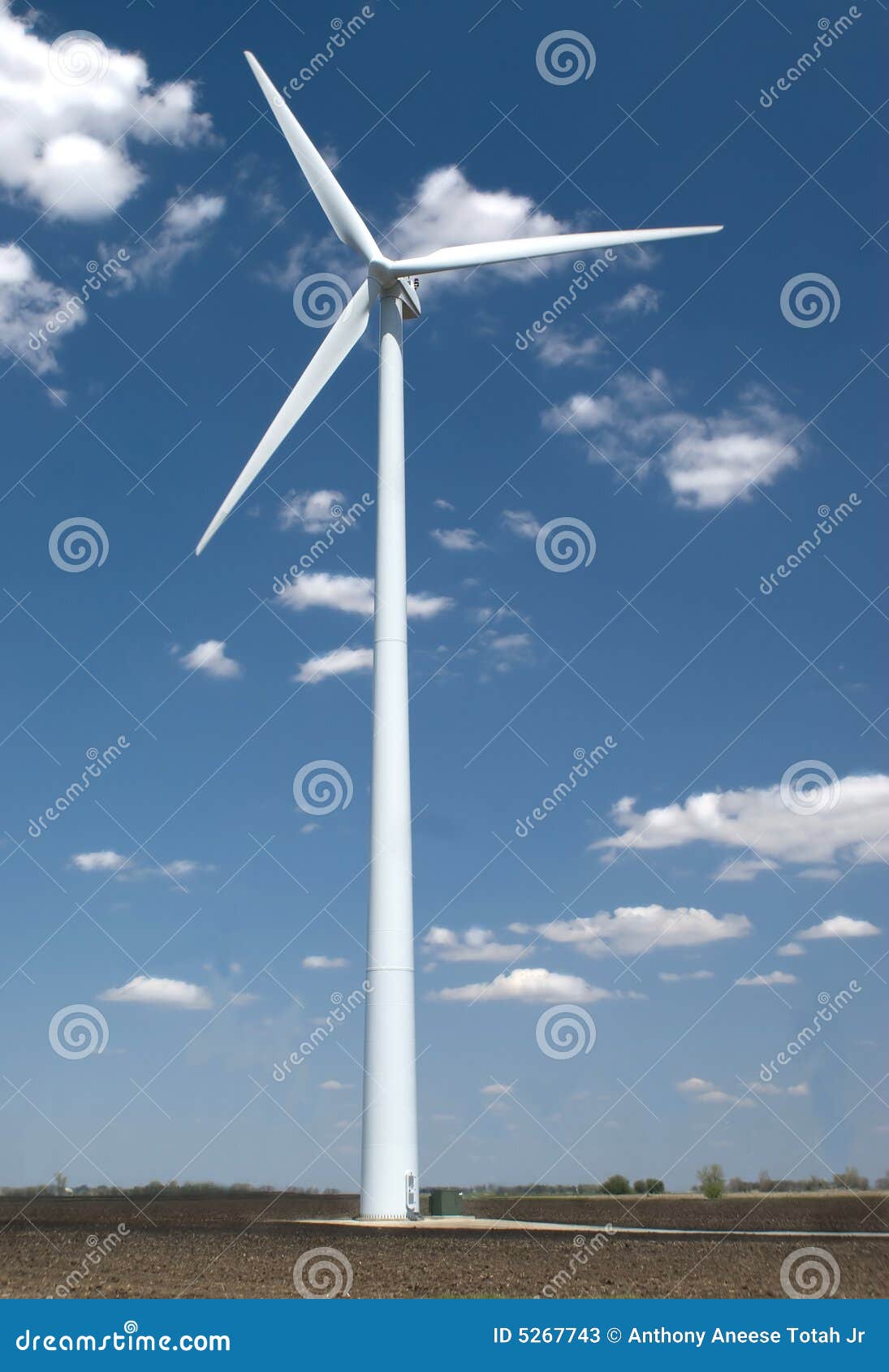 Wind Mill Turbine Burnt Down By Fire Accident Stock Photography ...